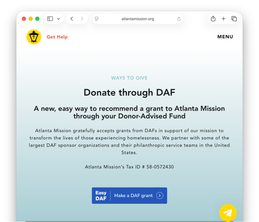 EasyDAF: A New Way to Grow DAF Grants | DonateStock