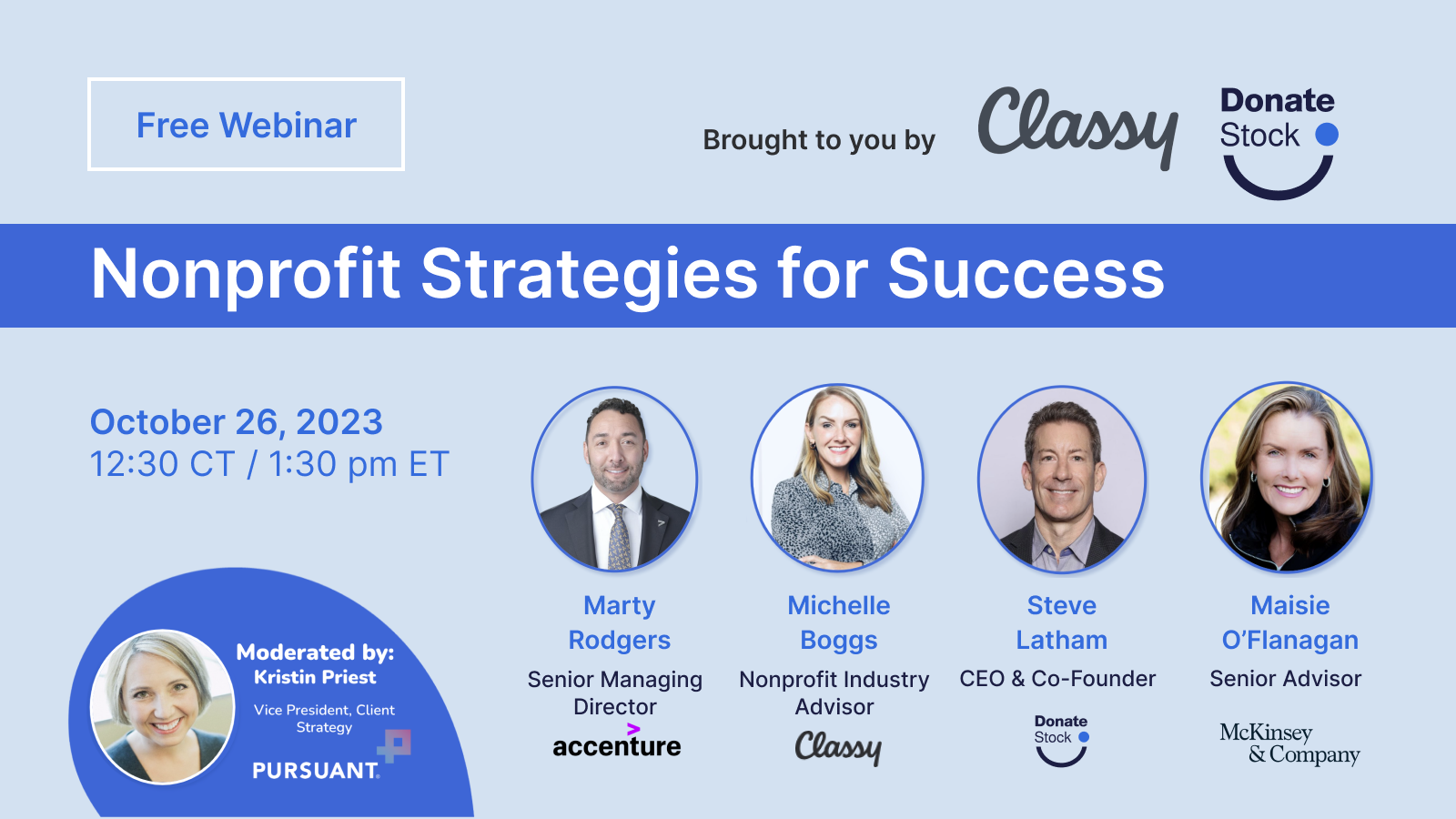Free Webinar: Nonprofit Strategies for Success | DonateStock